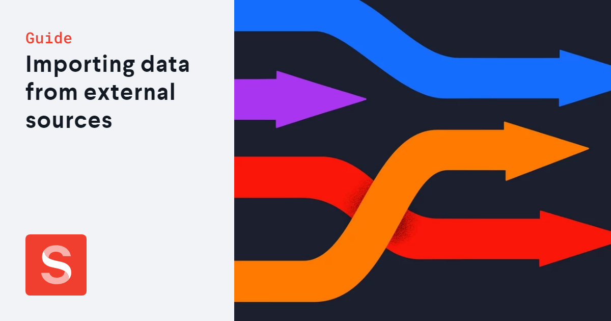 Importing data from external sources | Sanity.io guide