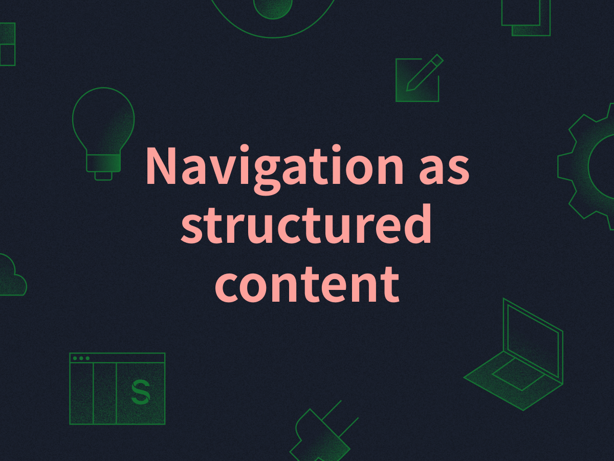 Creating a navigation schema | Sanity.io guide