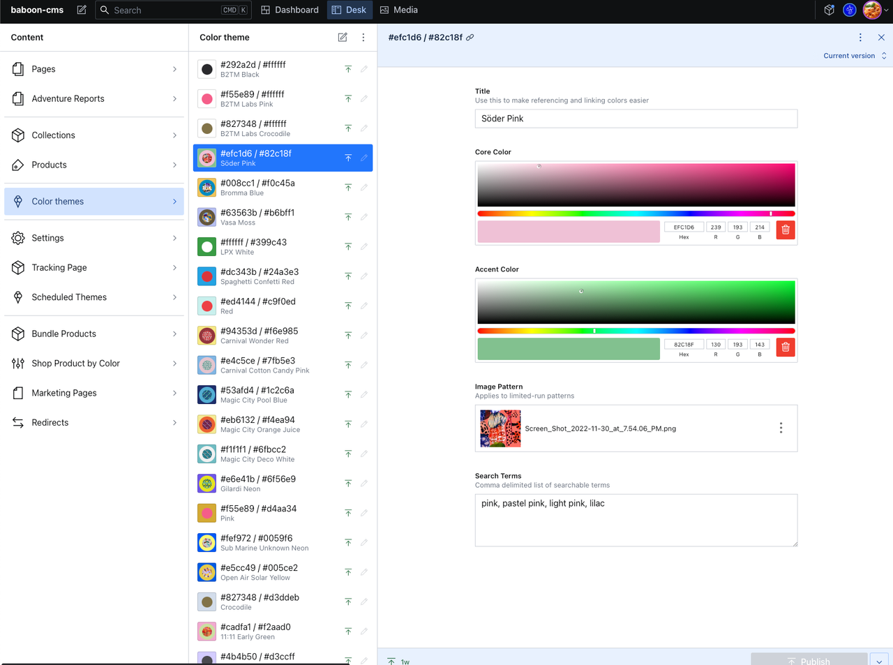 Baboon to the Moon - made with Sanity.io