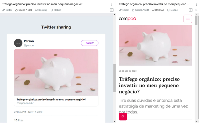 Compoá - made with Sanity.io