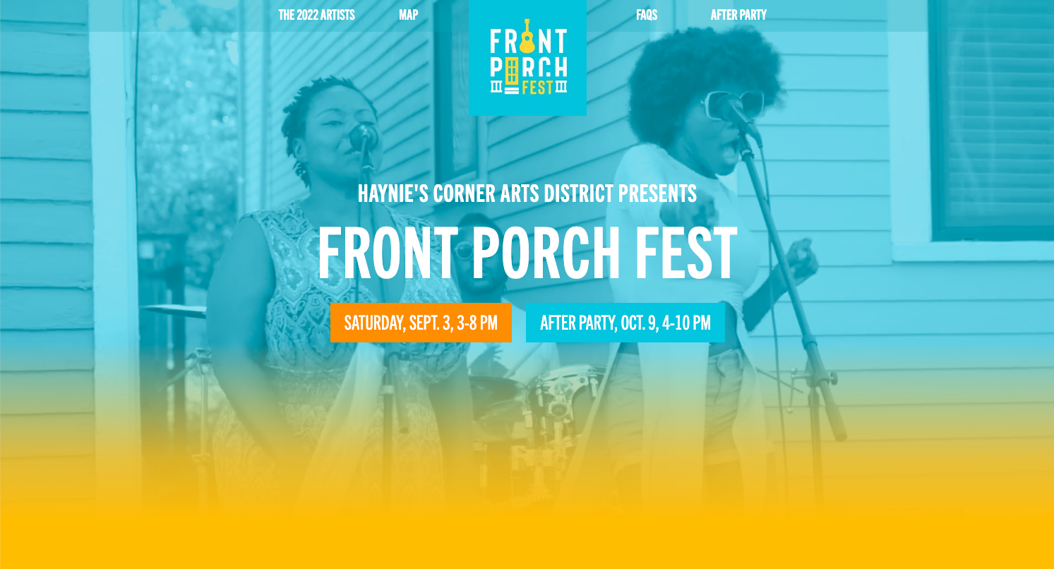 Front Porch Fest - made with Sanity.io