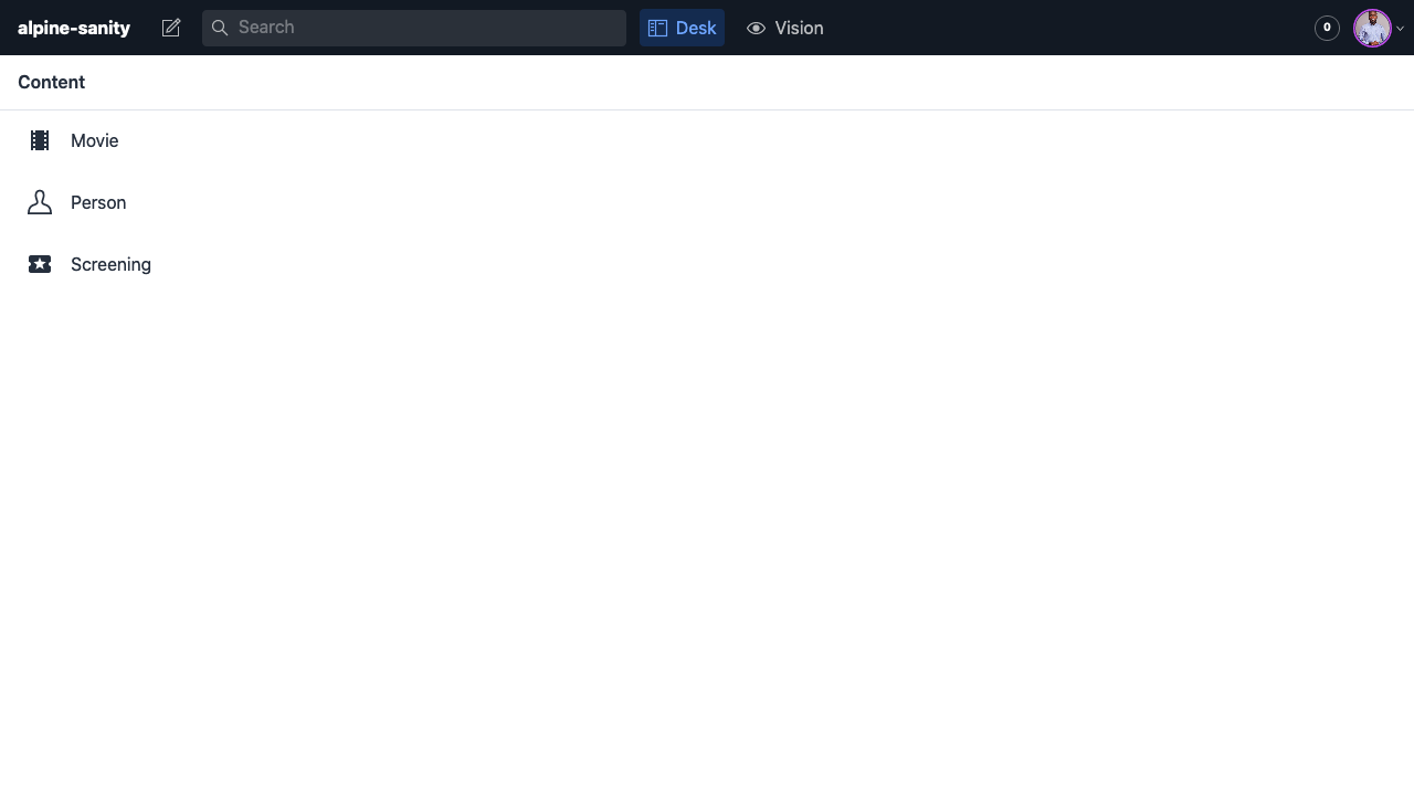 Add Alpine.js to your Node Application | Sanity.io guide