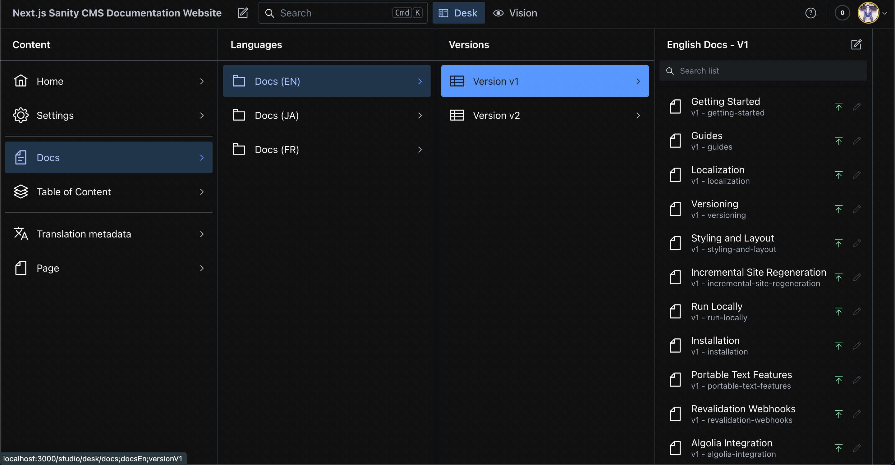 uDocs - made with Sanity.io