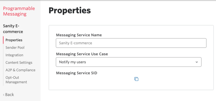 Guide to sending SMS with the Twilio API | Sanity.io guide