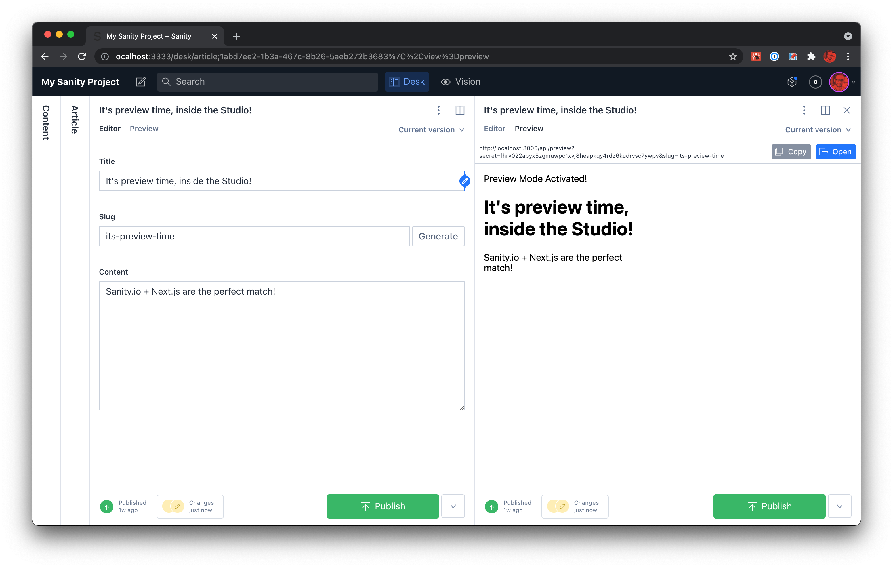 Live Preview with Next.js and Sanity.io: A Complete Guide | Sanity.io guide