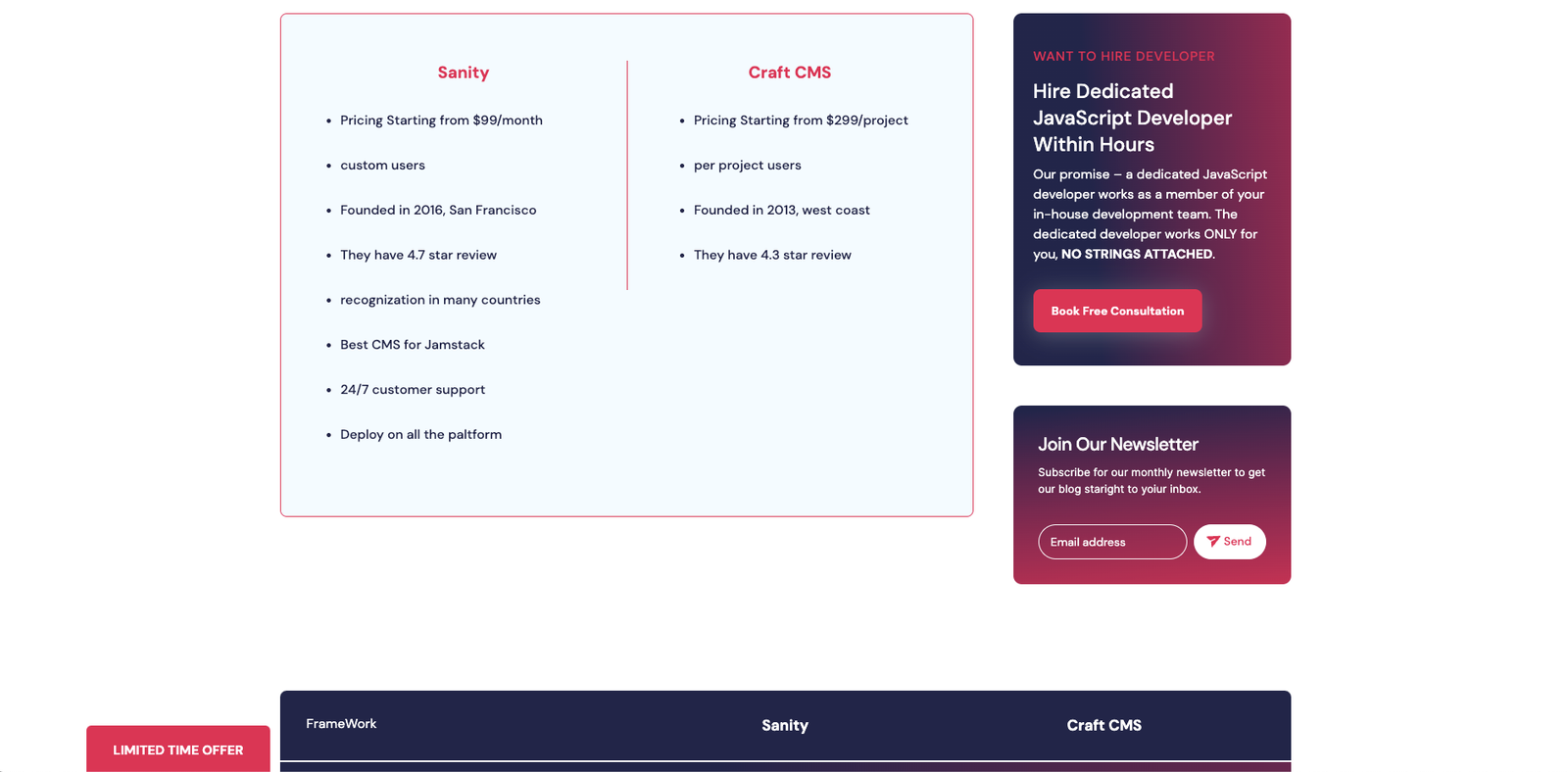 Jamstacky - made with Sanity.io