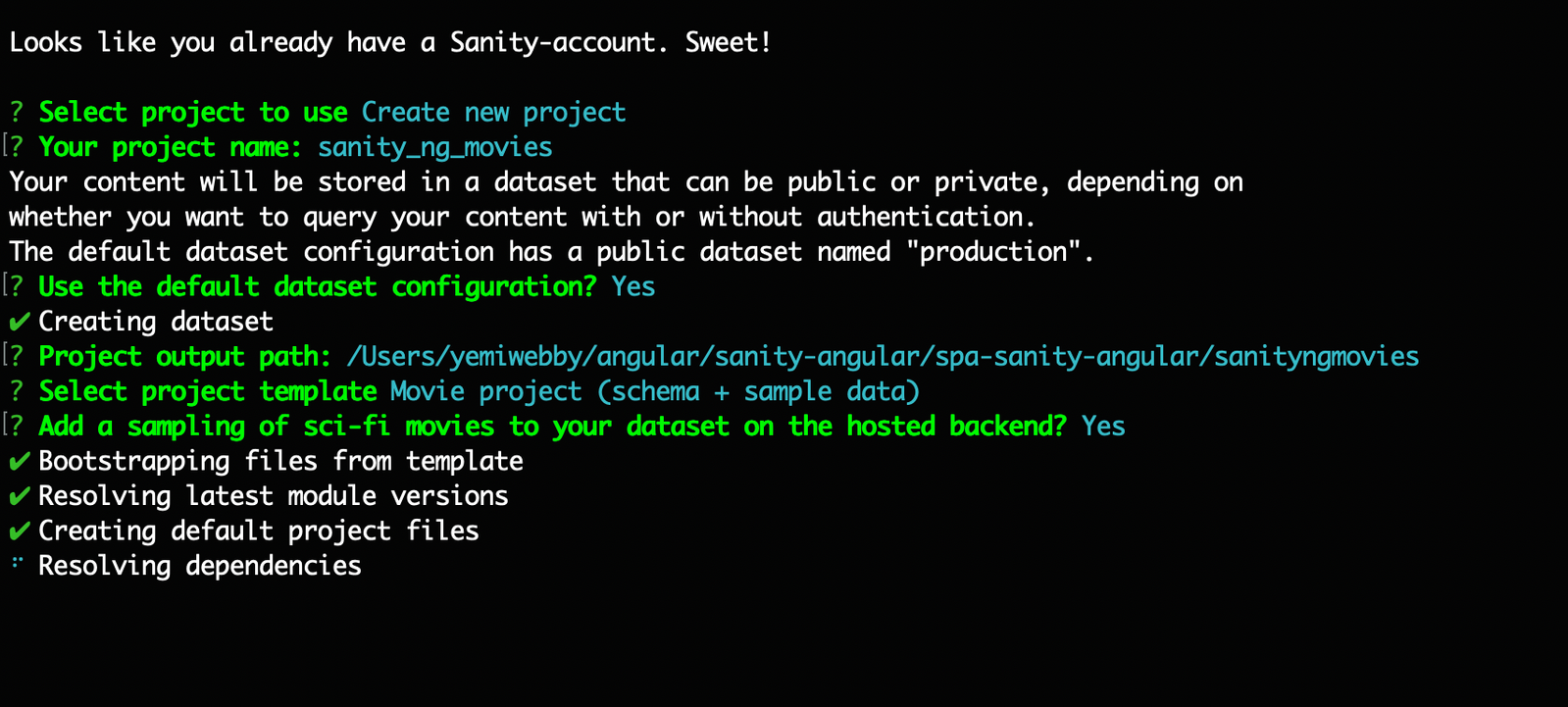How to Create a Single Page Application with Angular | Sanity.io guide