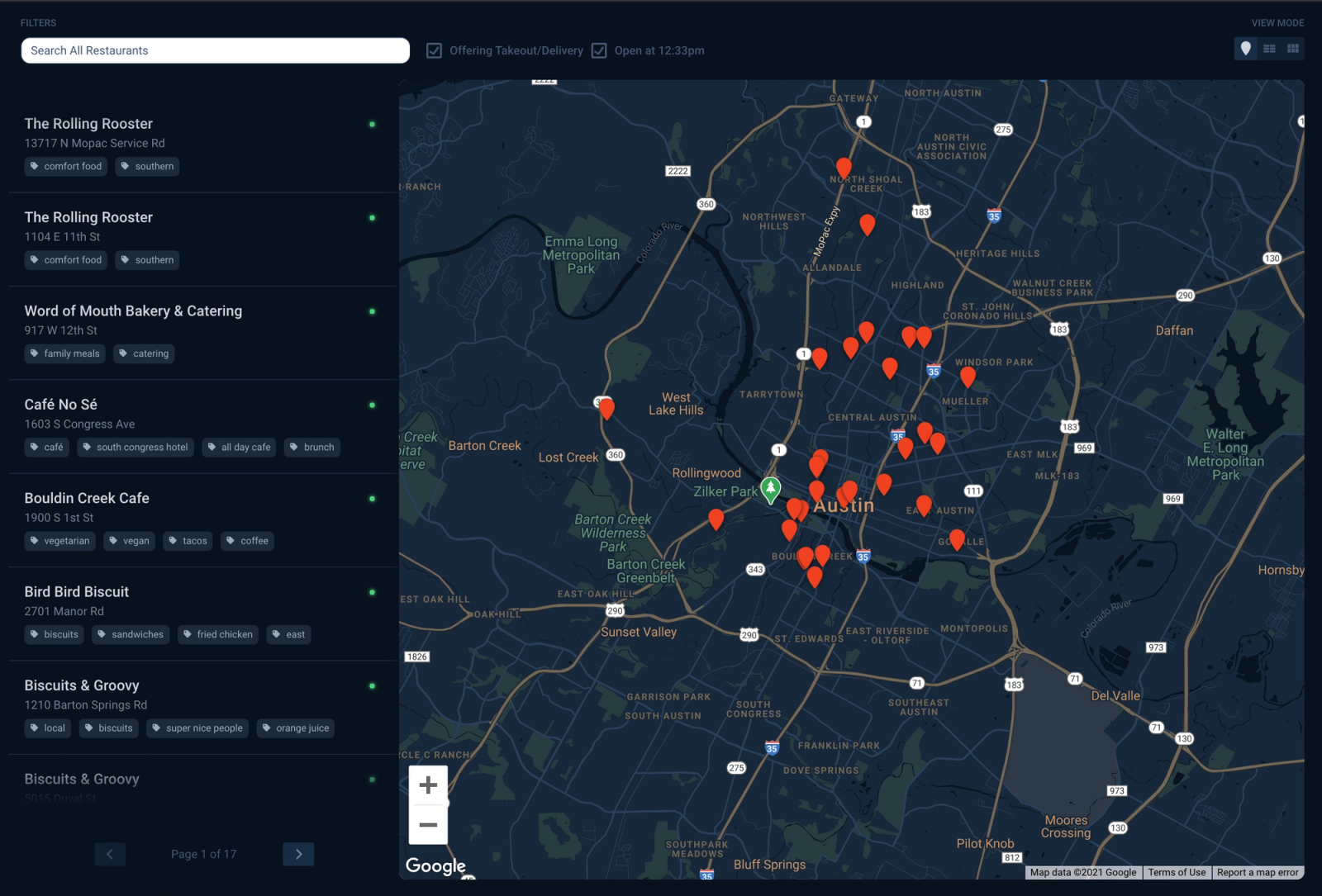 Takeout Tracker - made with Sanity.io