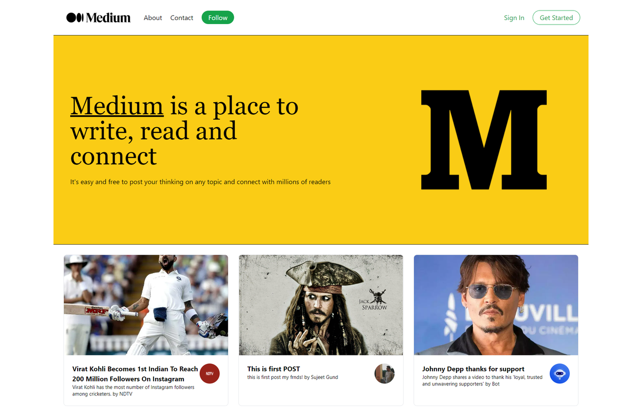 Next.JS Blog Template With Sanity.io - made with Sanity.io