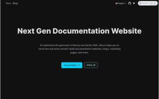 uDocs - made with Sanity.io