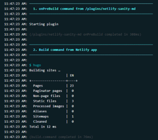 Integrating Sanity and Hugo with Netlify Plugins | Sanity.io guide
