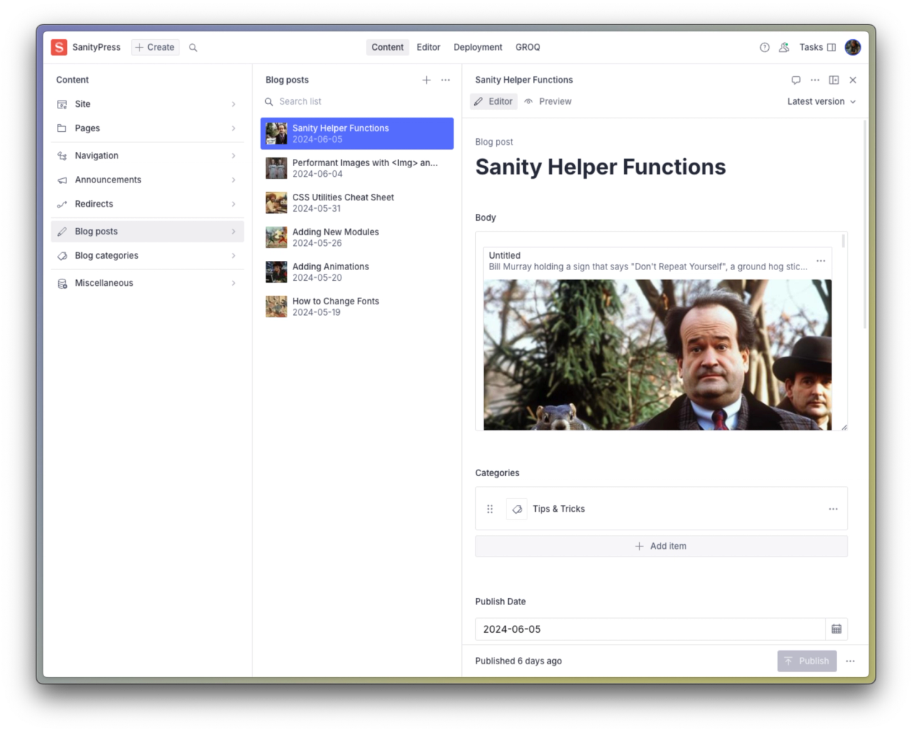 SanityPress 🖤 A Customizable Next.js + Sanity.io Starter Templat ...