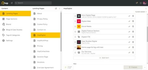 Hop Software - made with Sanity.io