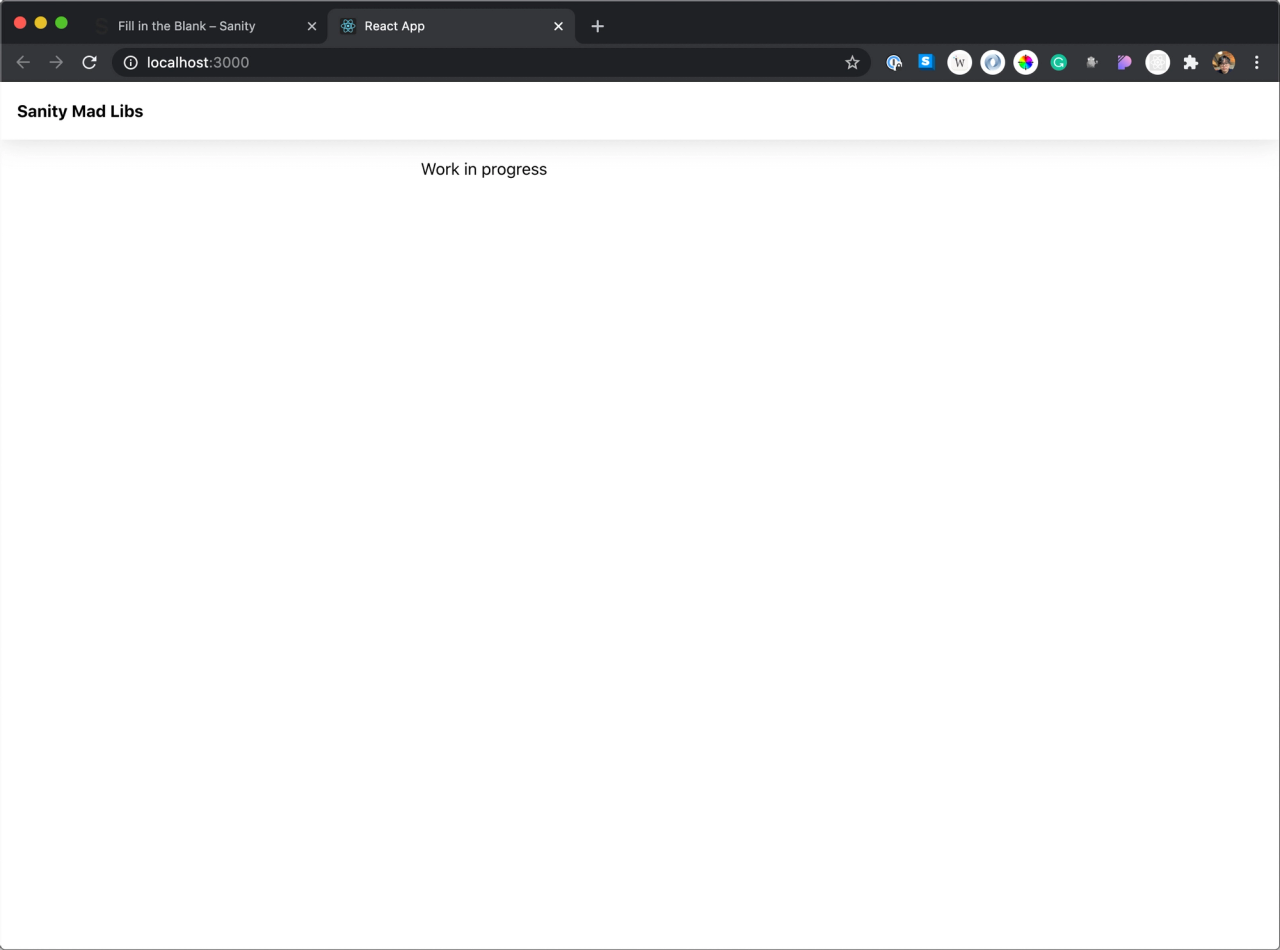 Make a Progressive Web App with React | Sanity.io guide