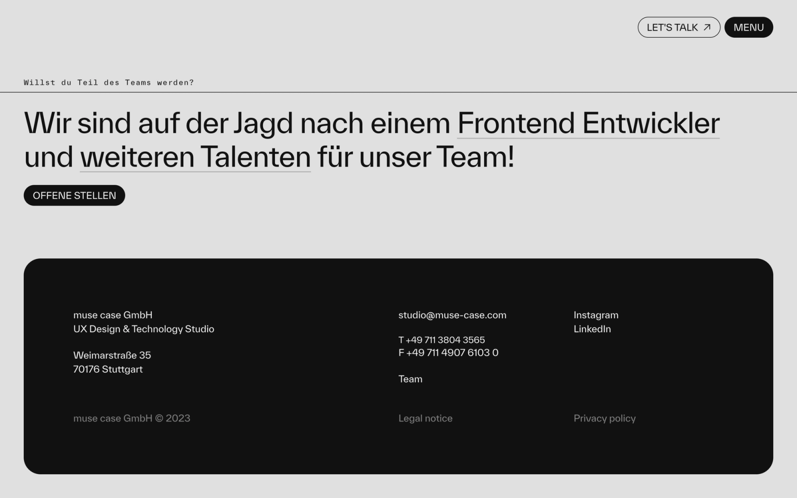 muse case GmbH - made with Sanity.io