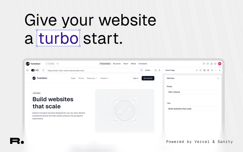 Sanity templates: get up and running in minutes