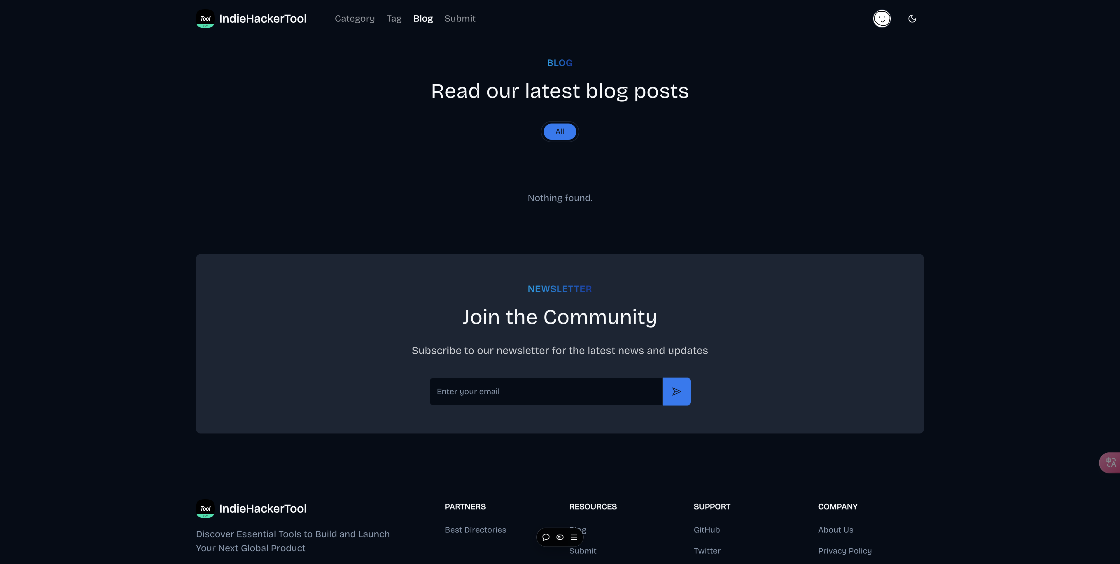 Indie Hacker Tool - made with Sanity.io