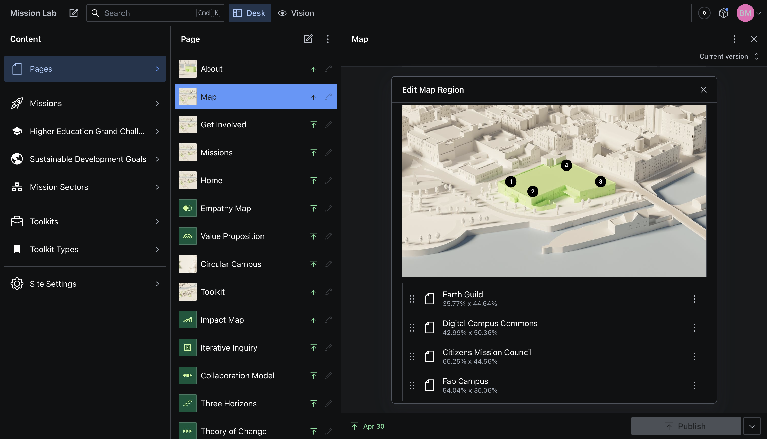 University of Limerick: Mission Lab - made with Sanity.io
