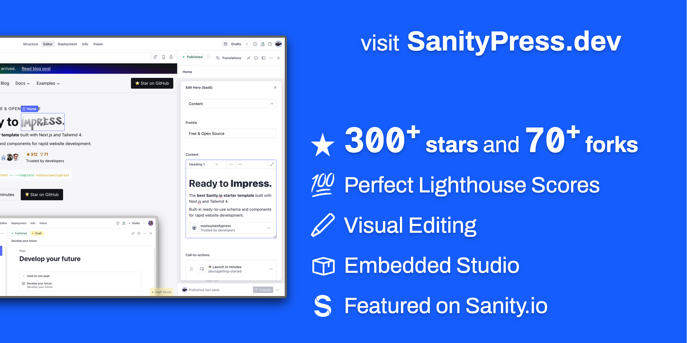 Sanity templates: get up and running in minutes