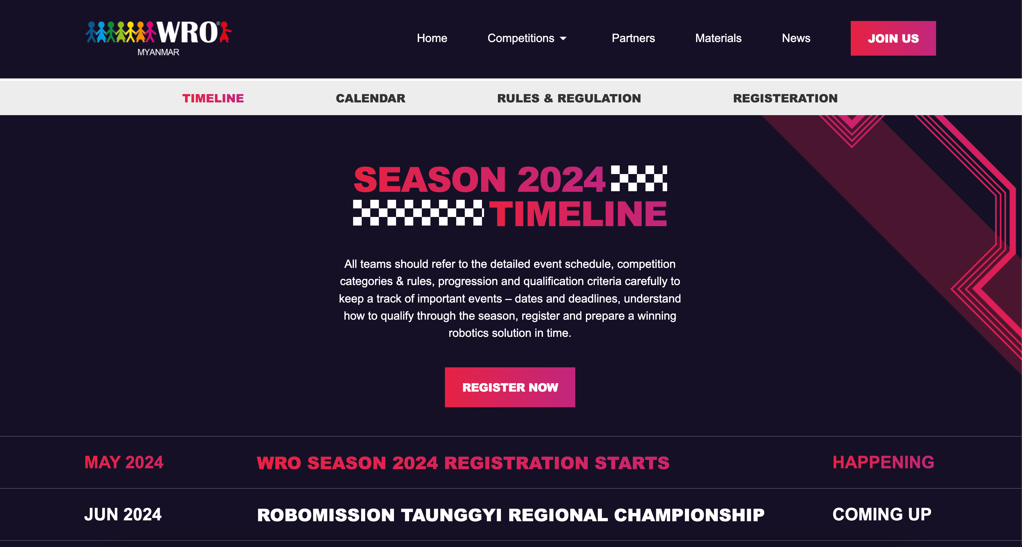 WRO Myanmar - made with Sanity.io