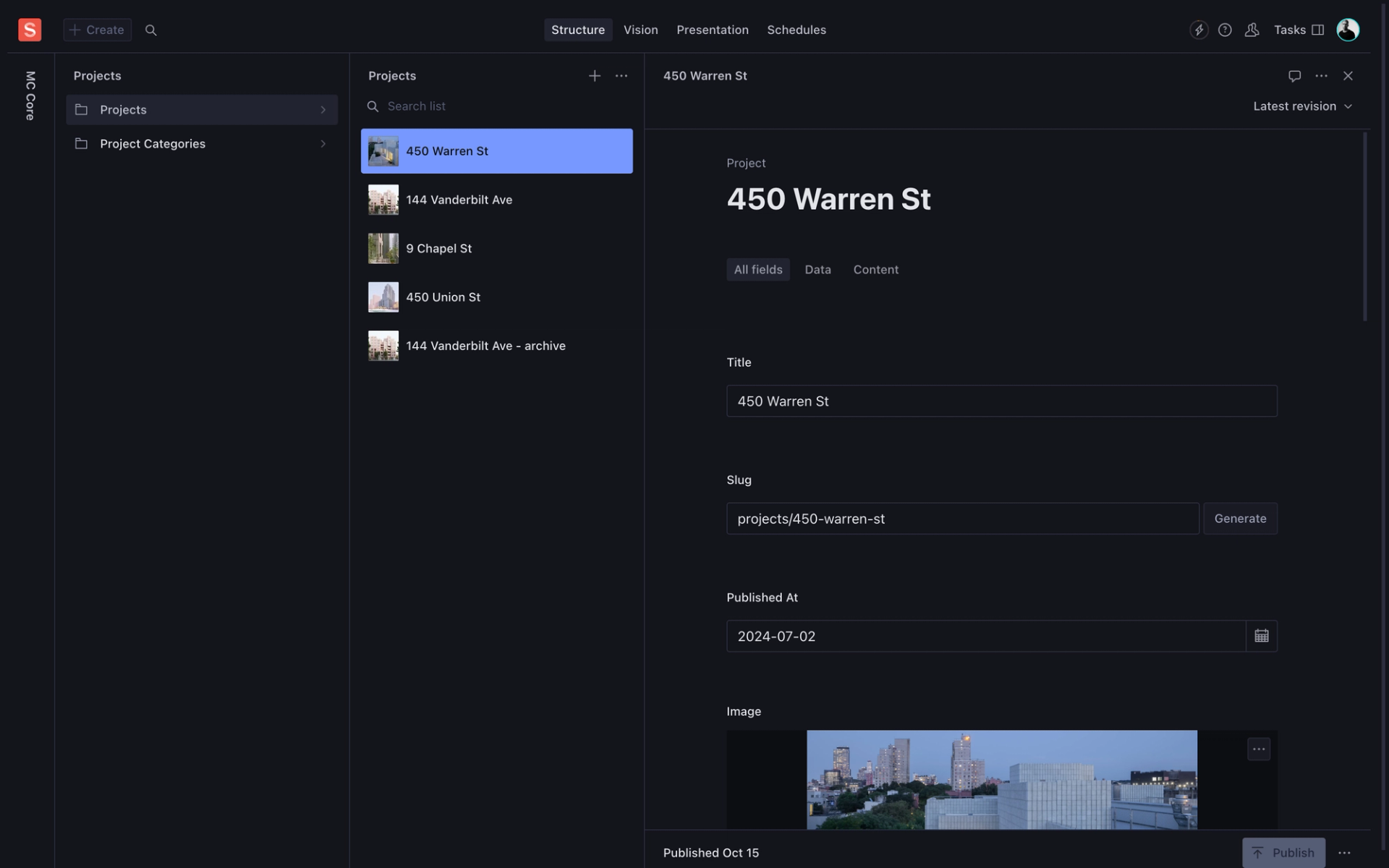 Tankhouse - made with Sanity.io