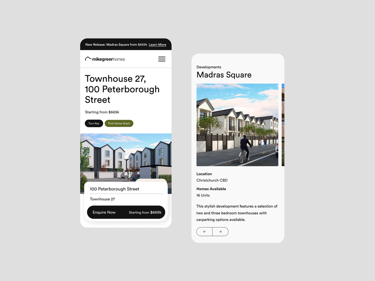 Mike Greer Homes - made with Sanity.io