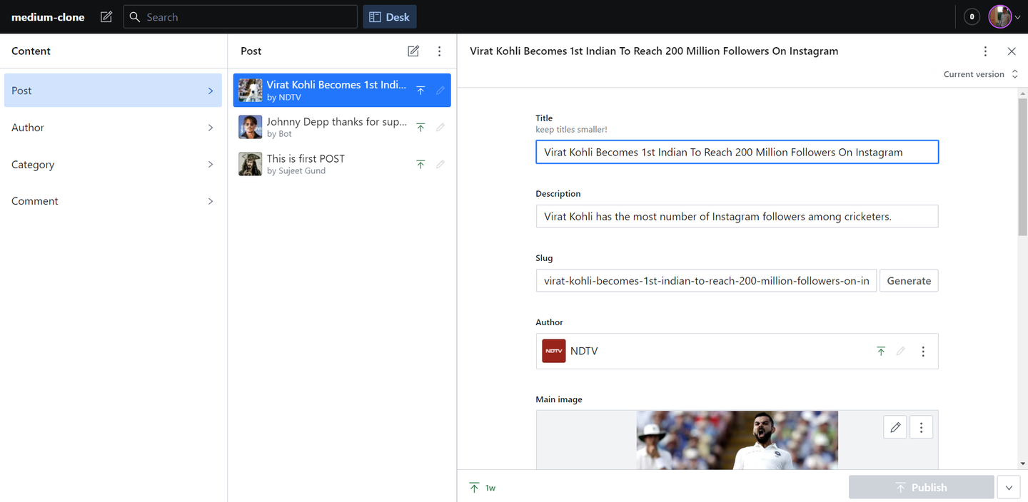 Next.JS Blog Template With Sanity.io - made with Sanity.io