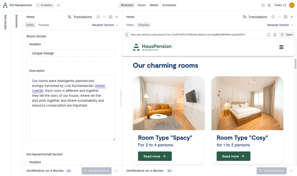 Vienna Hotel - made with Sanity.io