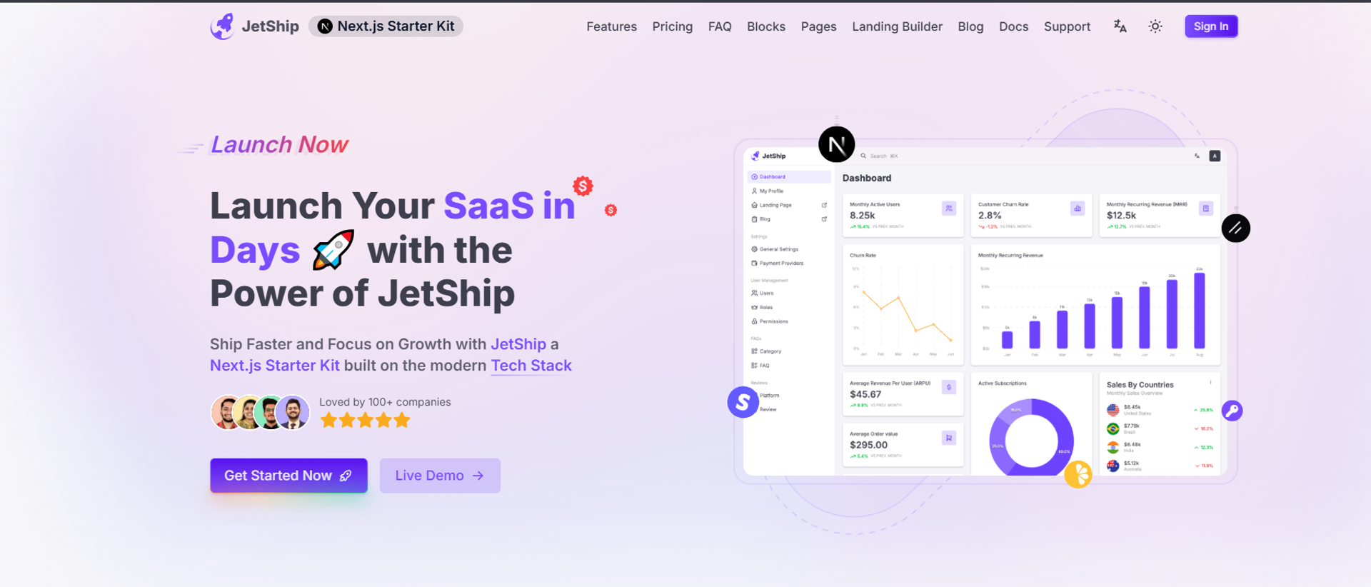 JetShip- Next.js Starter Kit - made with Sanity.io