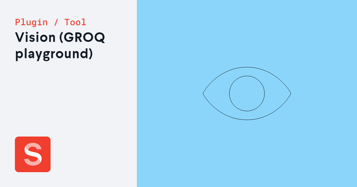Vision (GROQ playground) | Sanity.io plugin