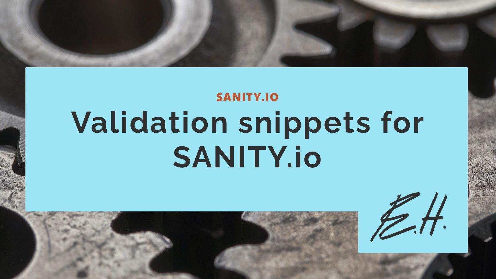 Guides for Sanity.io