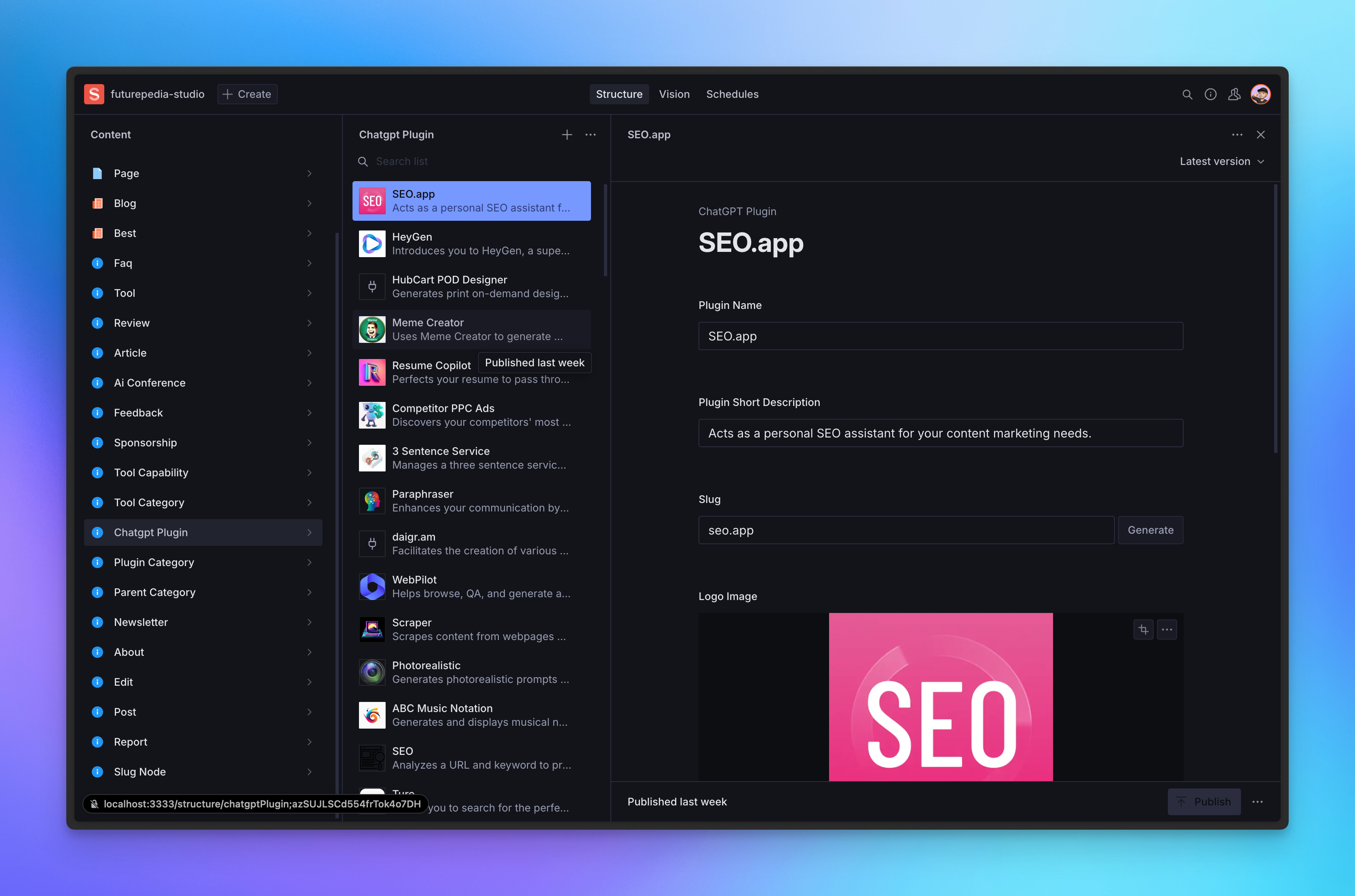 Futurepedia - made with Sanity.io