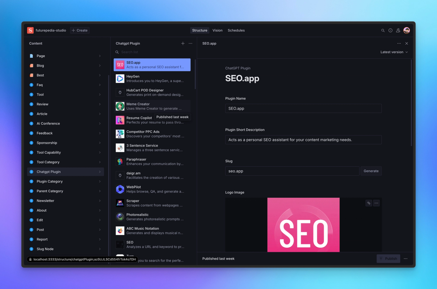 Futurepedia - made with Sanity.io