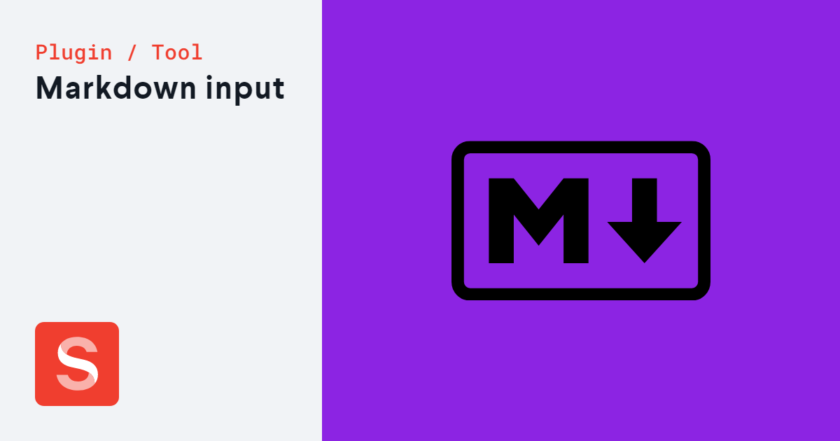 Markdown input | Sanity.io plugin Markdown input | Sanity.io plugin