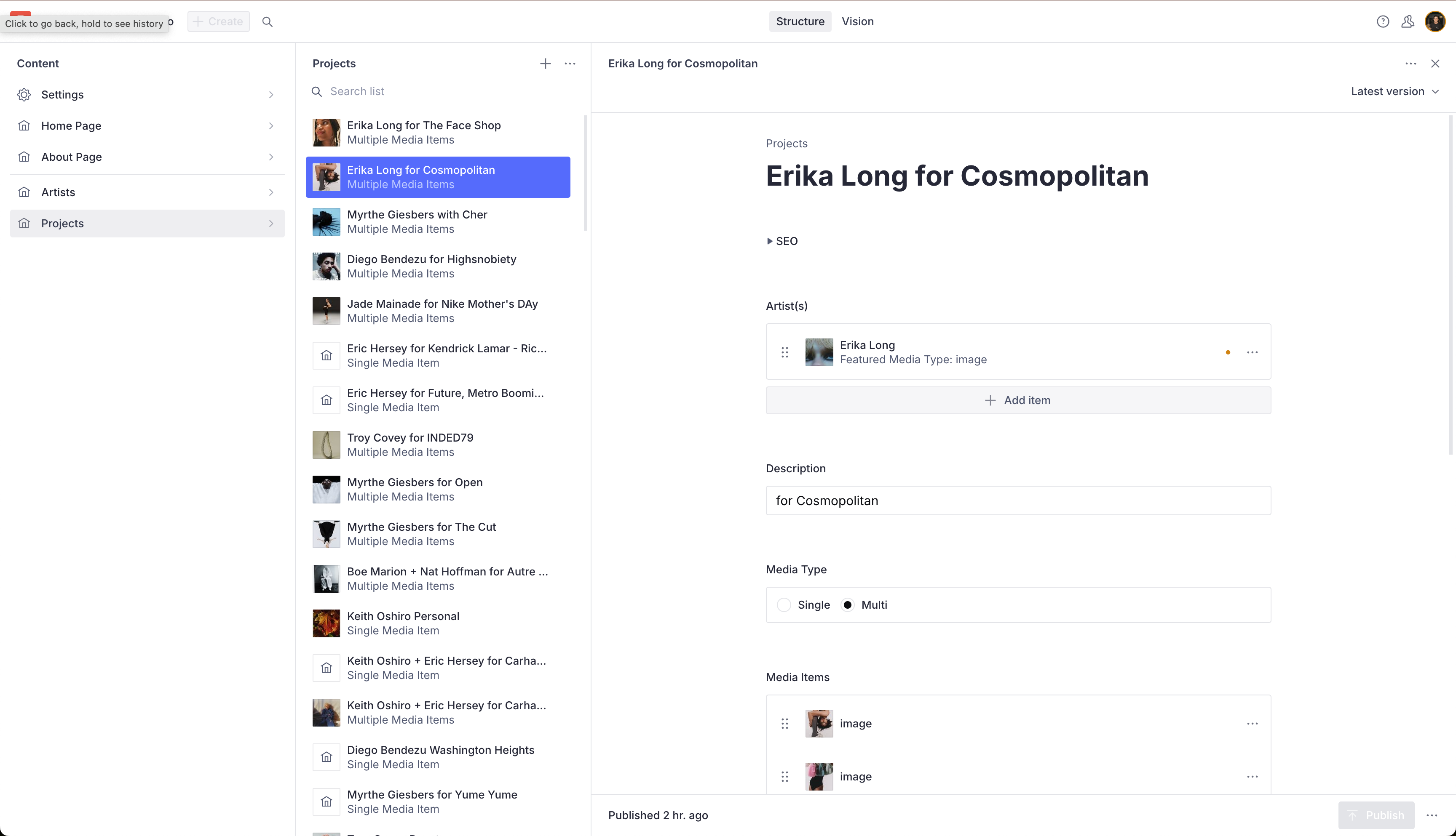 Silvertooth - made with Sanity.io
