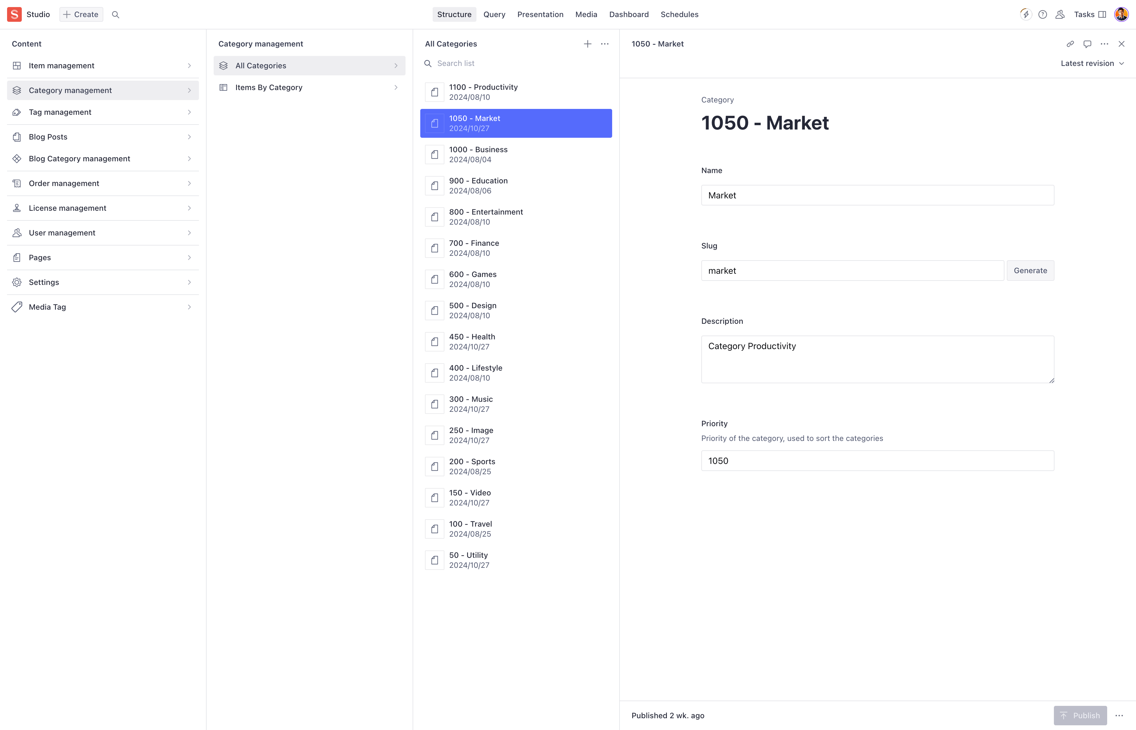 Mkdirs - made with Sanity.io