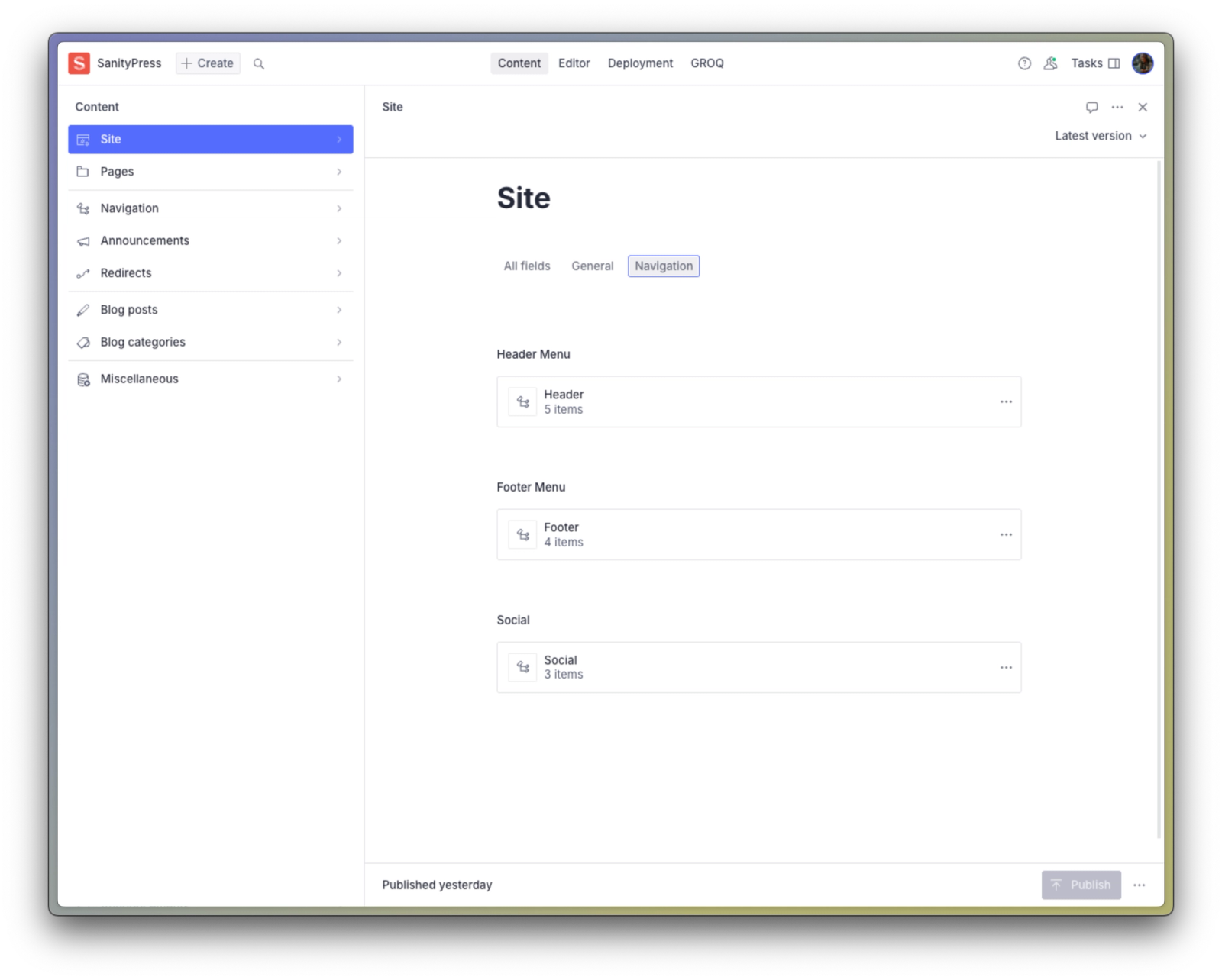 SanityPress 🖤 A Customizable Next.js + Sanity.io Starter Templat ...
