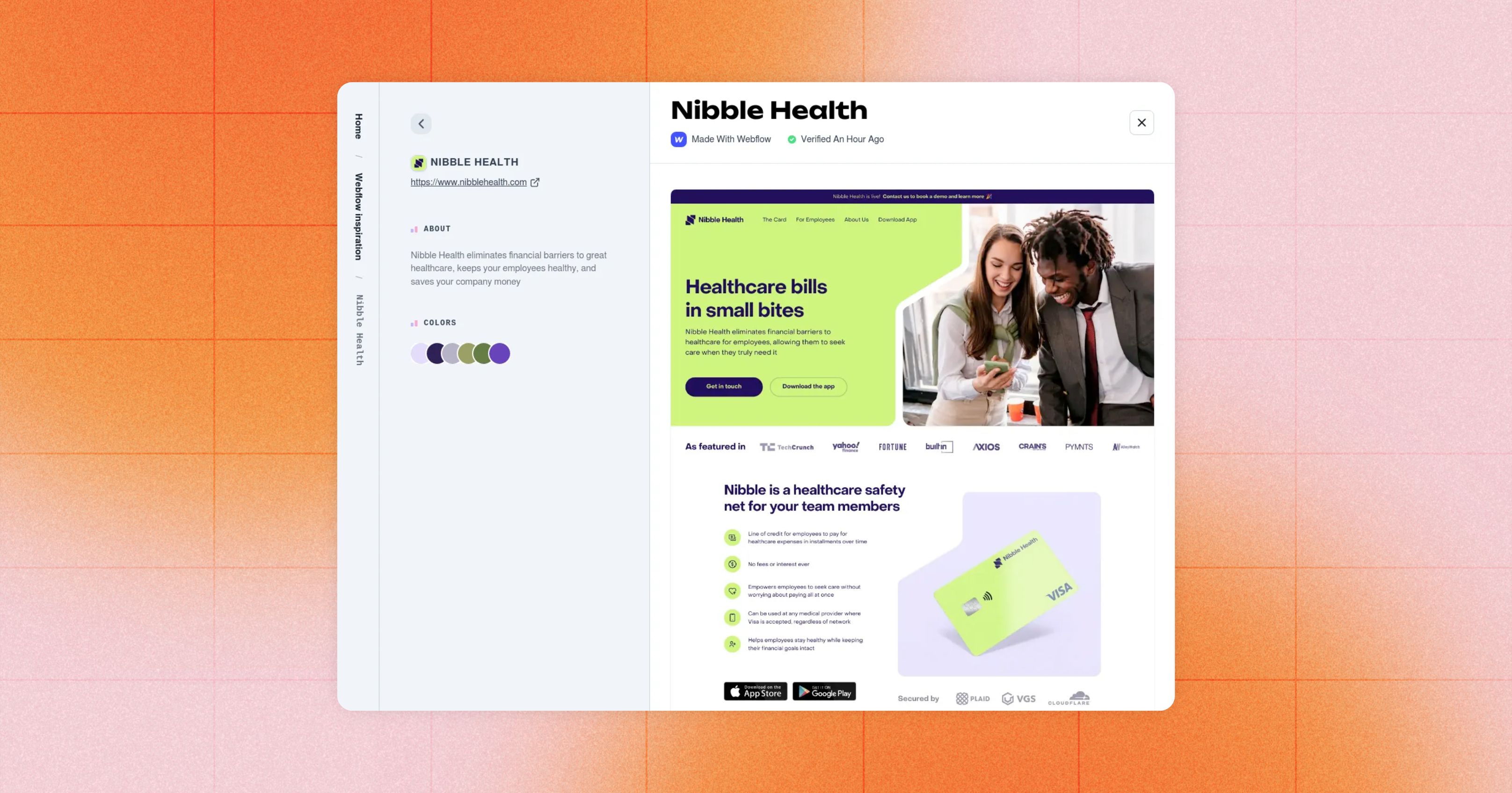 nocode.gallery - made with Sanity.io