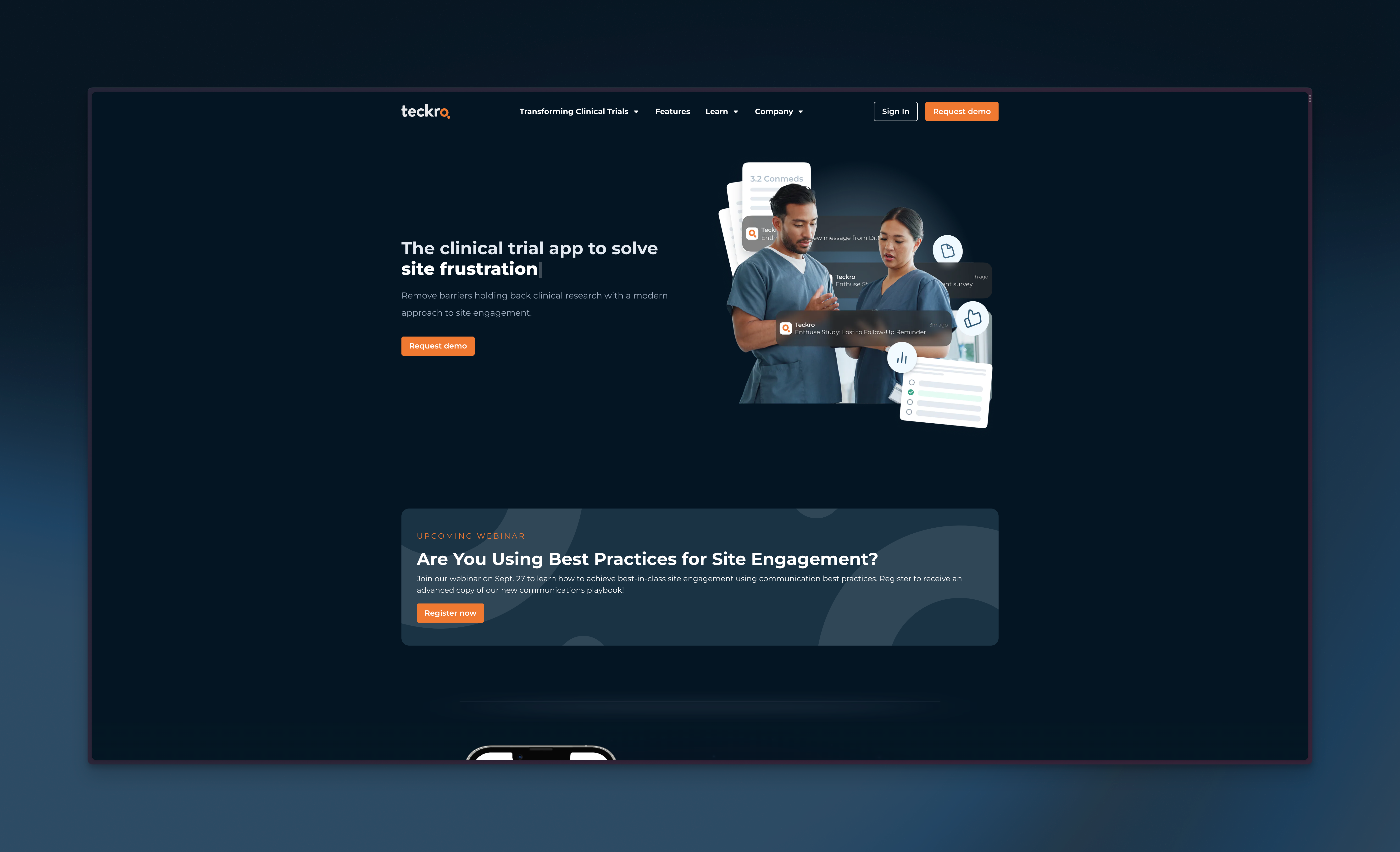 Teckro - made with Sanity.io