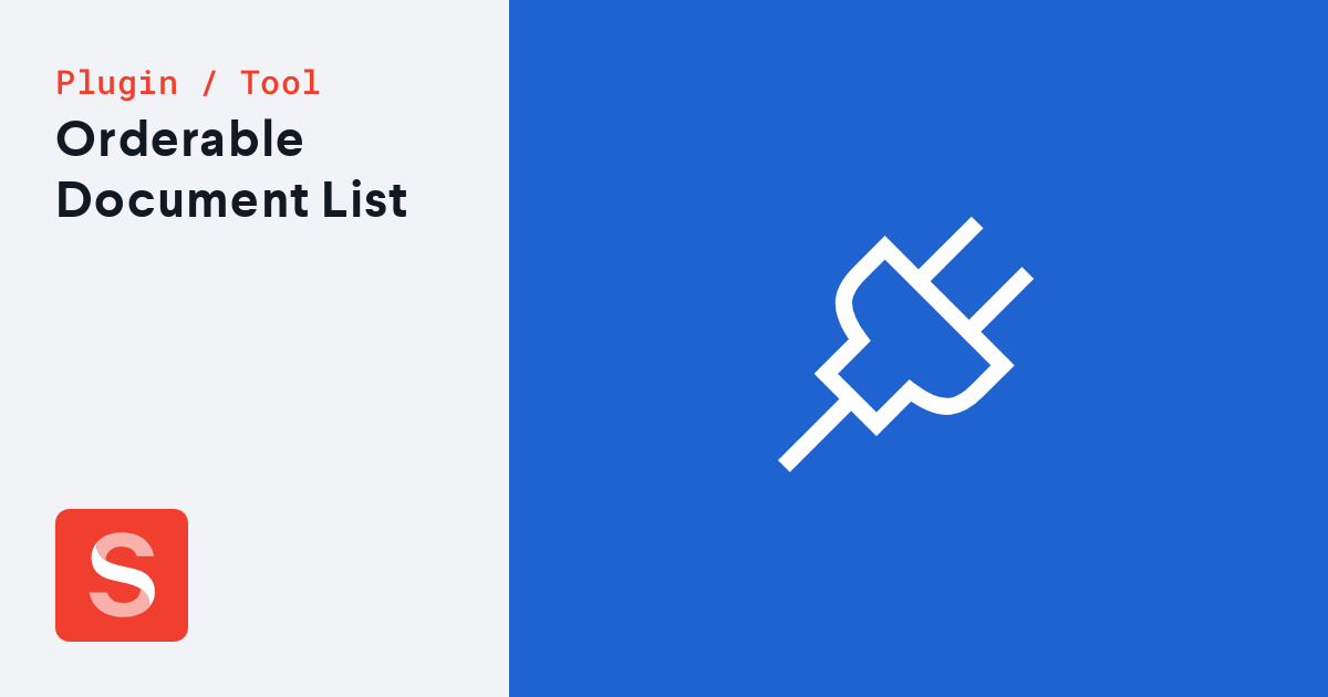 Orderable Document List Plugin