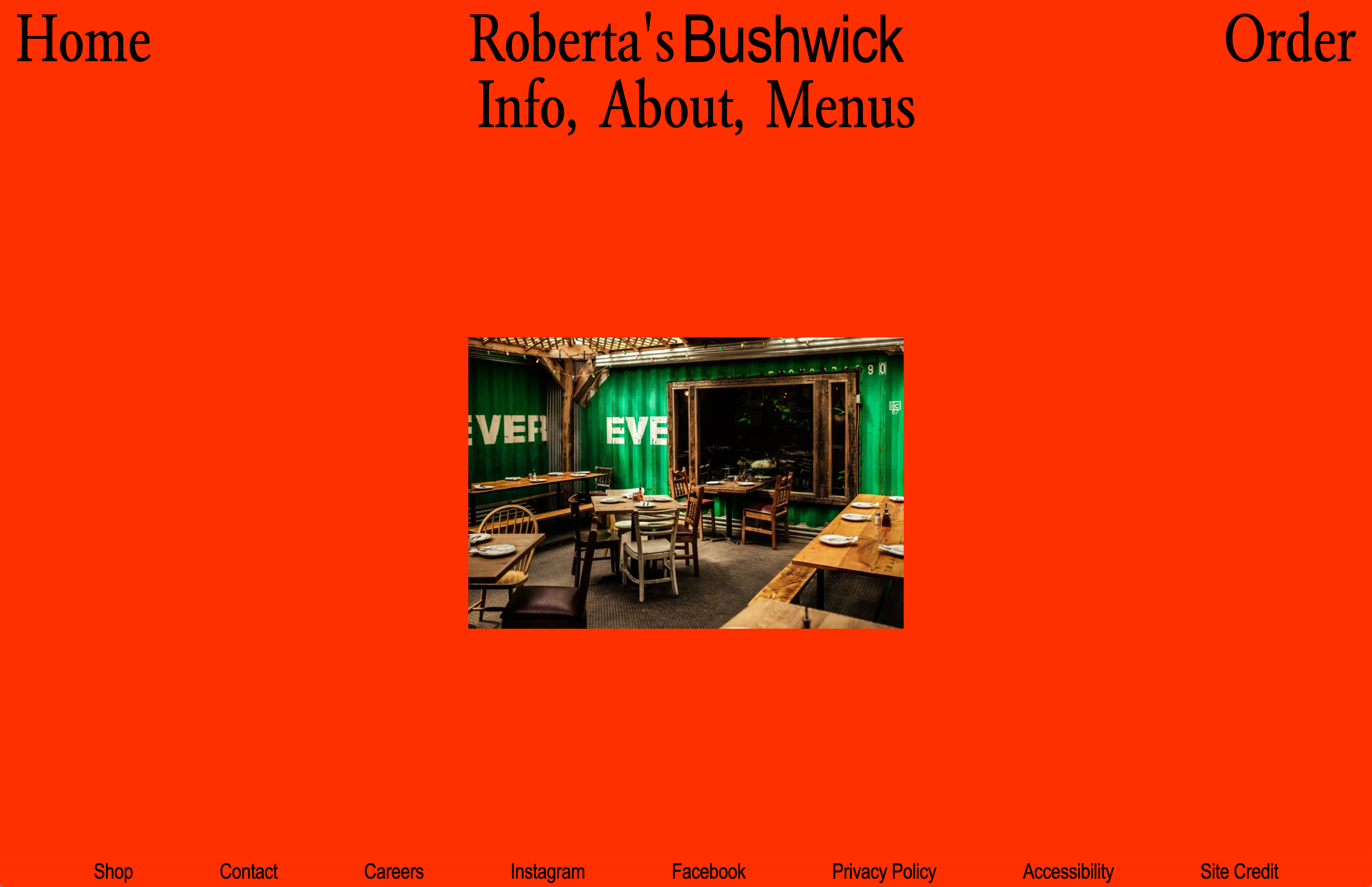 Roberta's - made with Sanity.io