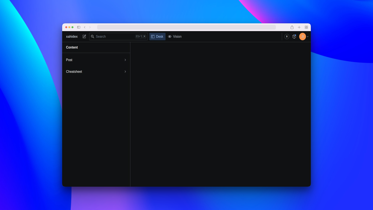 xahidex.com - made with Sanity.io