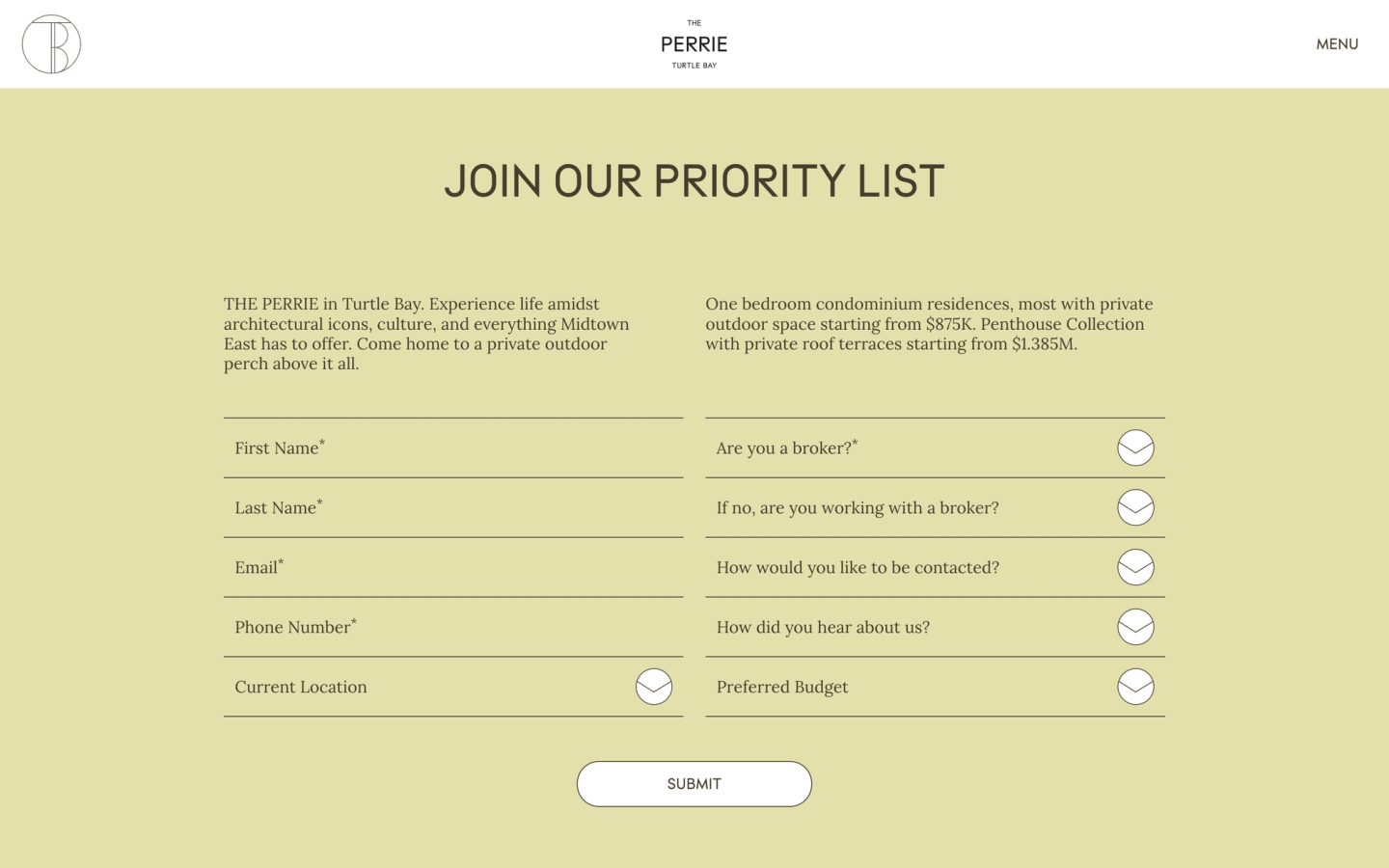 The Perrie - made with Sanity.io