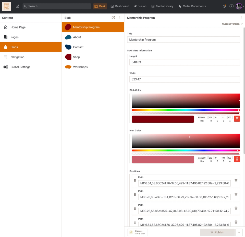 Pliable - made with Sanity.io