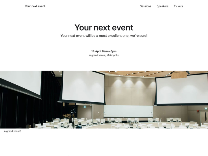 Get started with the Nuxt.js event website | Sanity.io guide