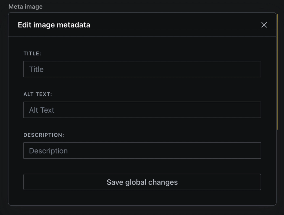 Learn how to build an awesome image custom input component for metadata