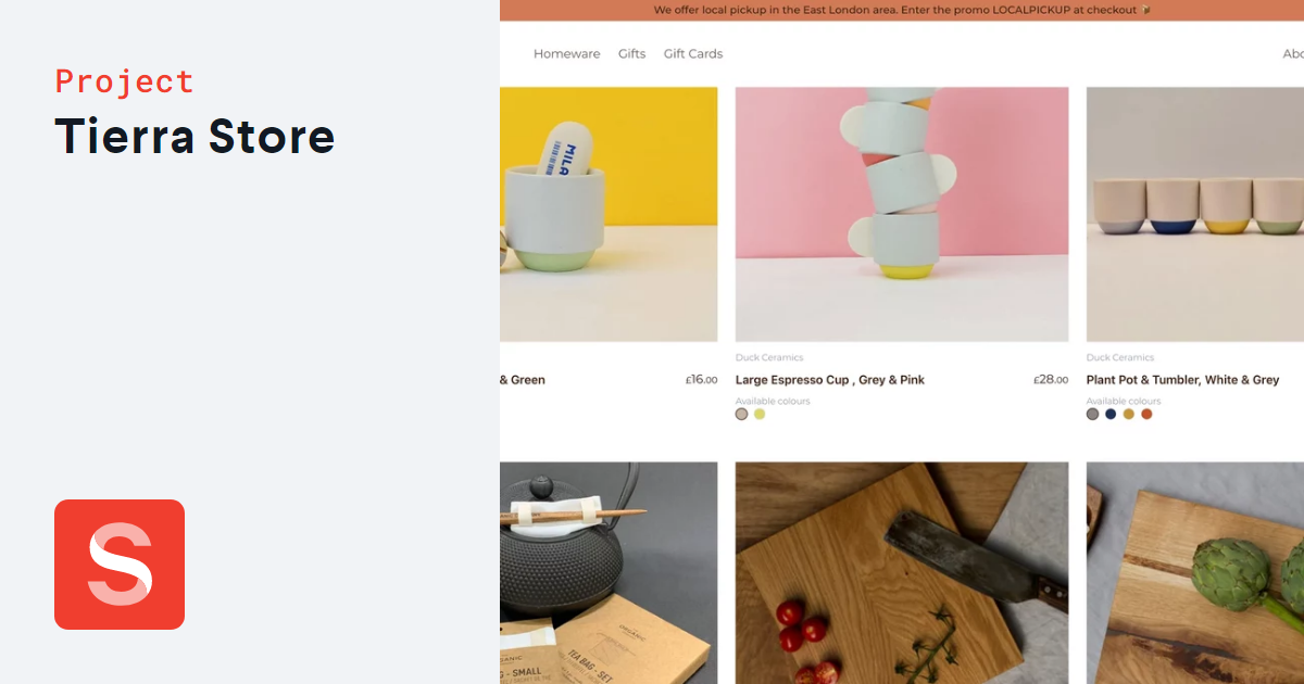Tierra Store - made with Sanity.io