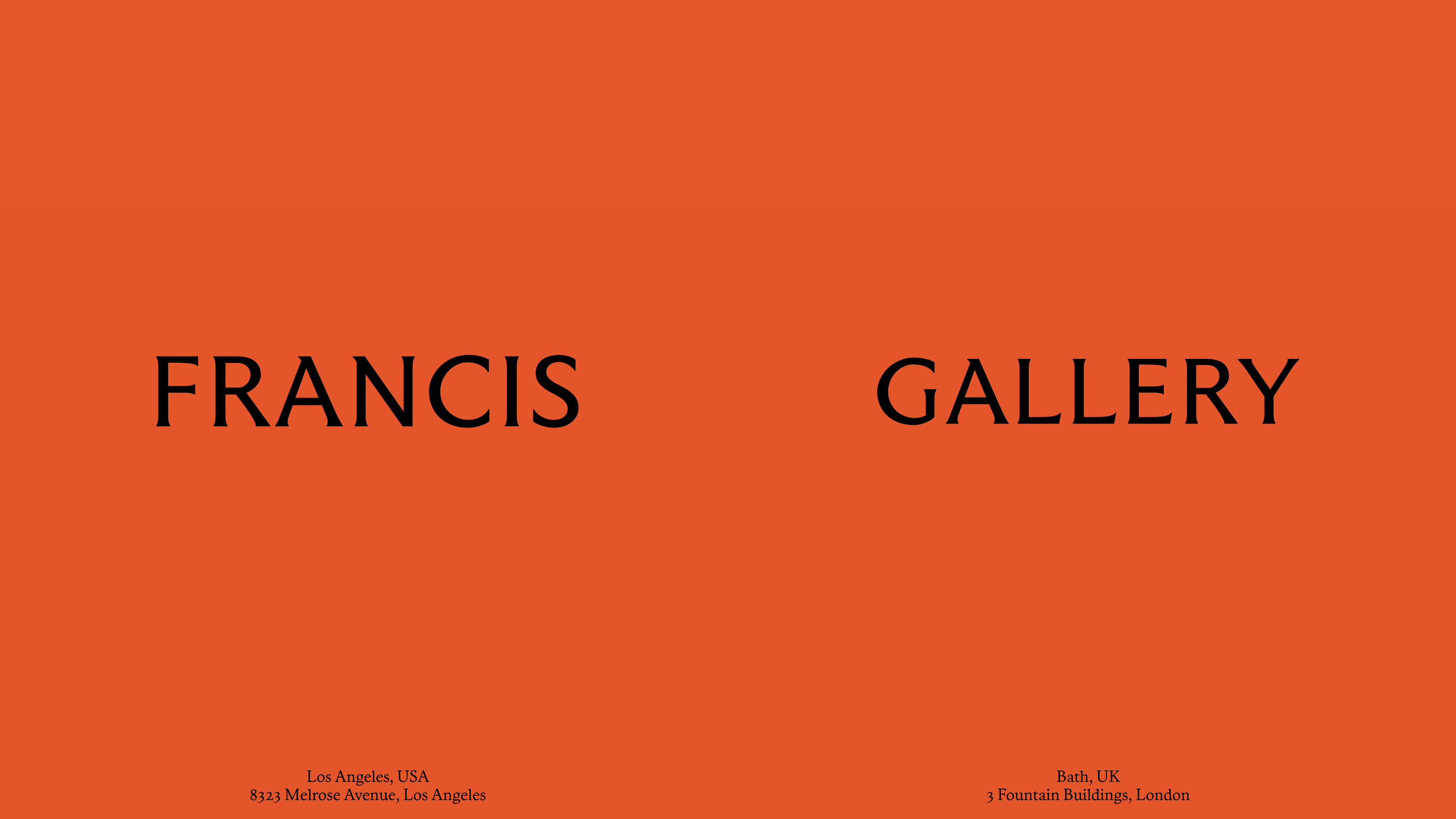 Francis Gallery - made with Sanity.io
