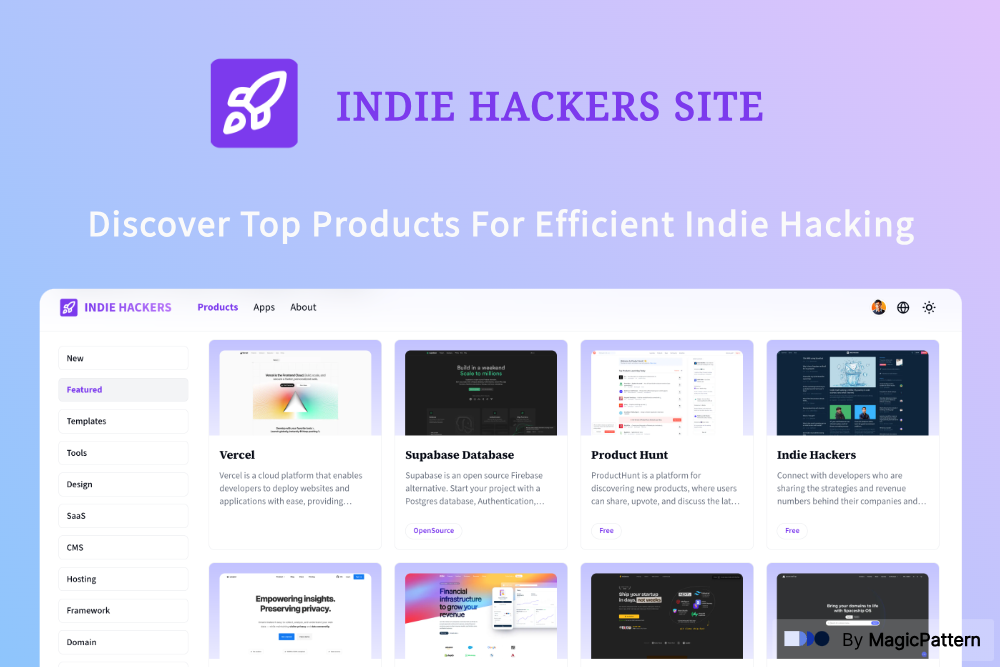 Indie Hackers - made with Sanity.io