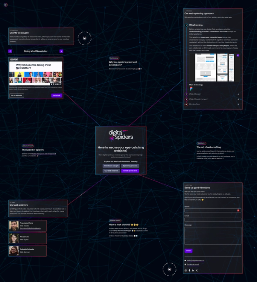 Digital Spiders website - made with Sanity.io